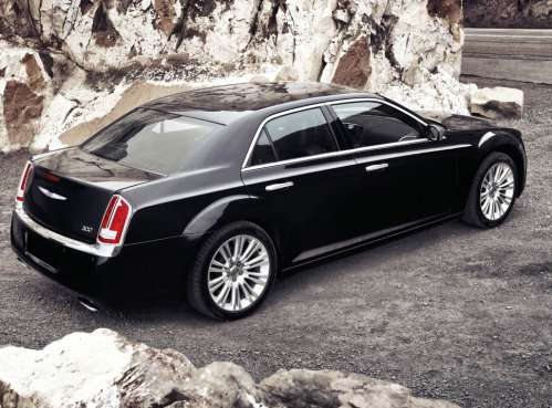 An overhead angle of the back end of the 2011 Chrysler 300 | Torque News